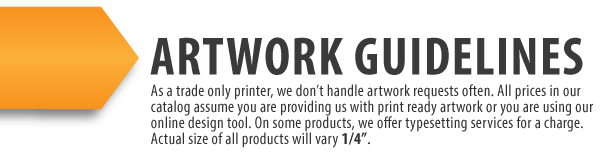 Artwork Guidelines, Print Guidelines, Design Guide