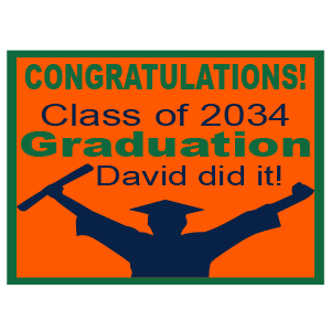 Graduation Sign Templates