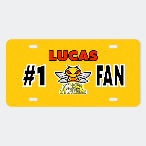 Customized Designer License Plates | FireSprint.com | Trade-Only Printer